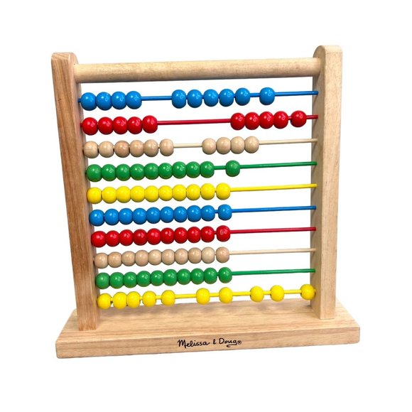 Melissa & Doug | Toys | Melissa Doug Abacus Wooden 0 Bead Slide ...
